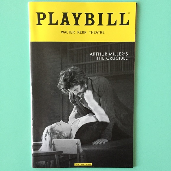 Playbill | Other | Arthur Millers The Crucible Playbill Saoirse Ronan Ben Whishaw Sophie Okonedo ...
